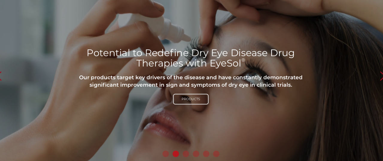 Referenzen Webdesign & Webentwicklung: Novaliq GmbH