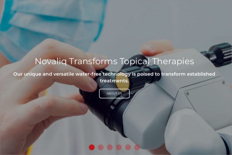Novaliq aus Heidelberg präsentiert sich auf einer neuen Internetseite