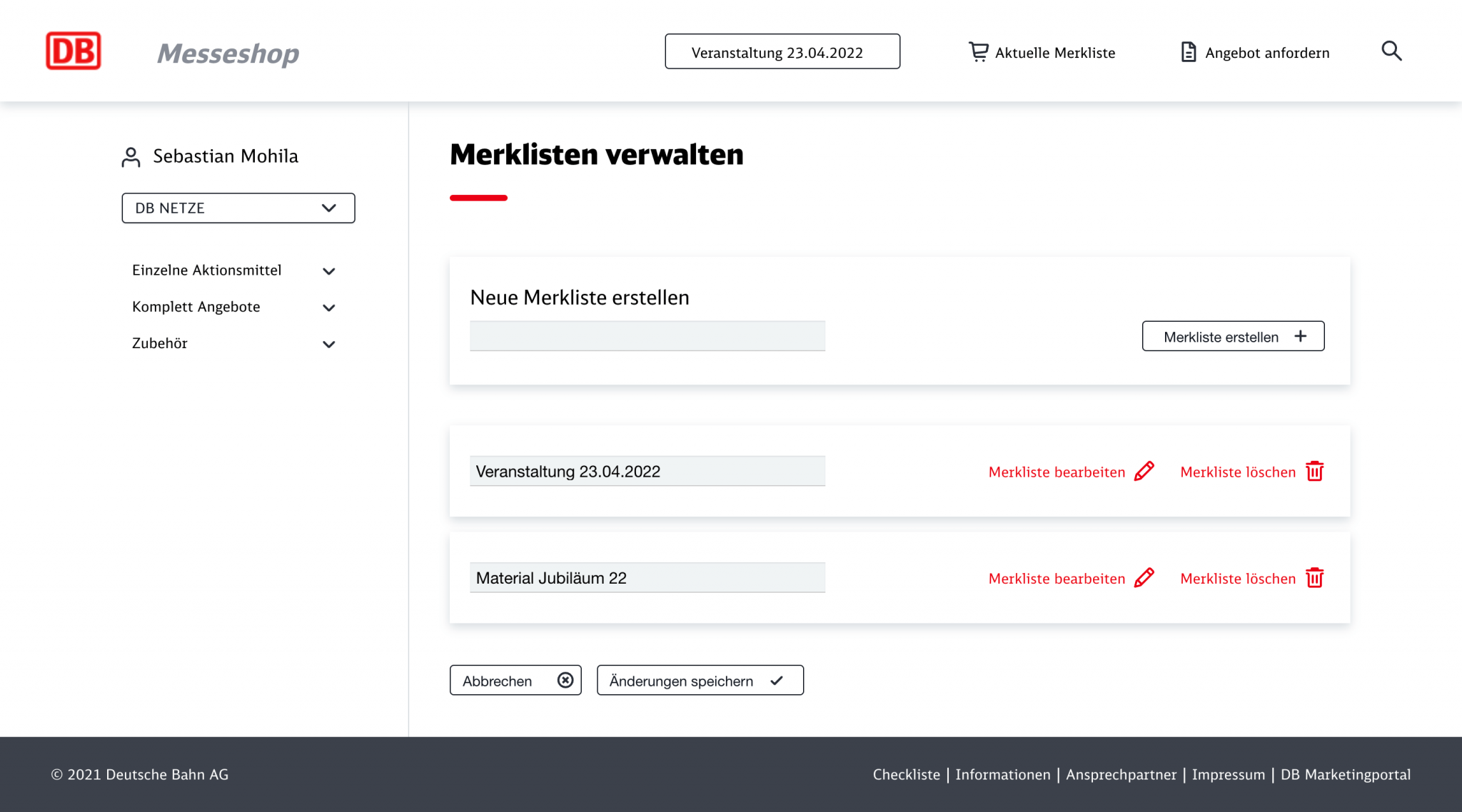 Webentwicklung: Relaunch und Programmierung DB-Messeshop